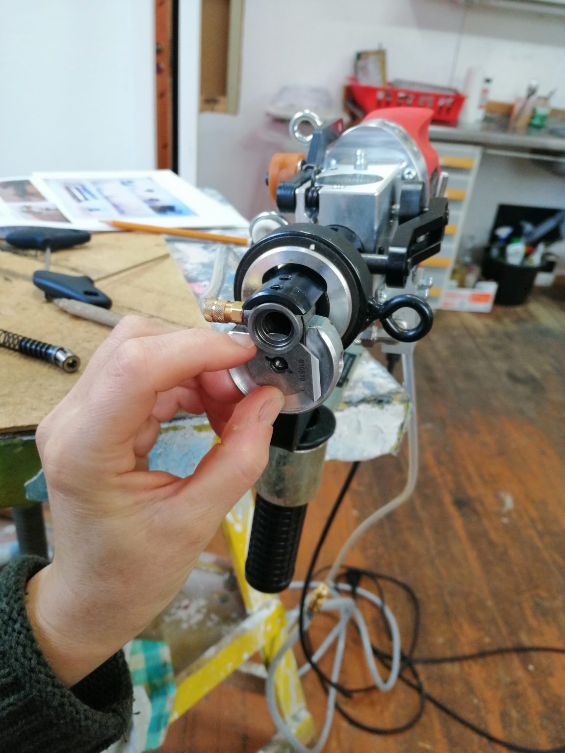 Tuftning i Nordingrå Konstverkstad NKV « Kerstinstrandberg.se